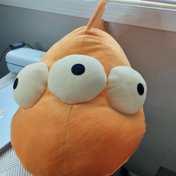 Universal Studio | Toys | Simpsons Orange 3 Eye Fish Plushie | Poshmark